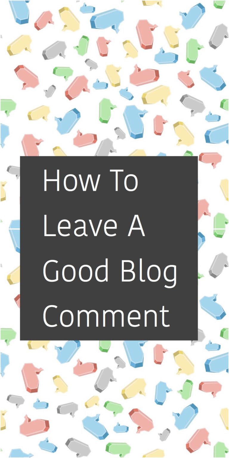 How to Leave a Good Blog Comment - A Flourishing Rose