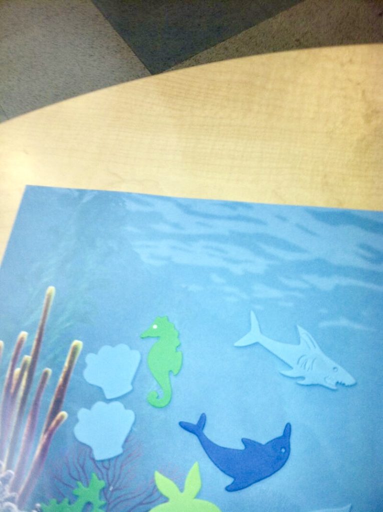 A Simple Ocean Collage - A Flourishing Rose