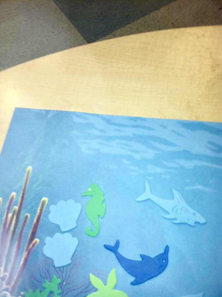 A Simple Ocean Collage - A Flourishing Rose