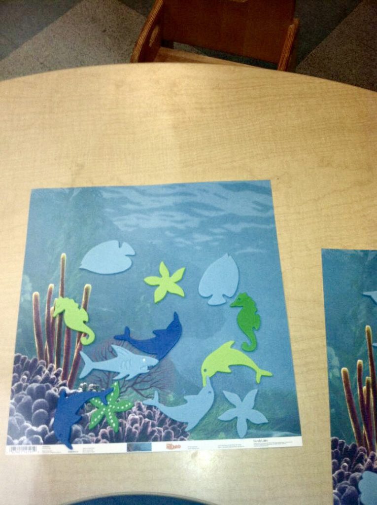 A Simple Ocean Collage - A Flourishing Rose