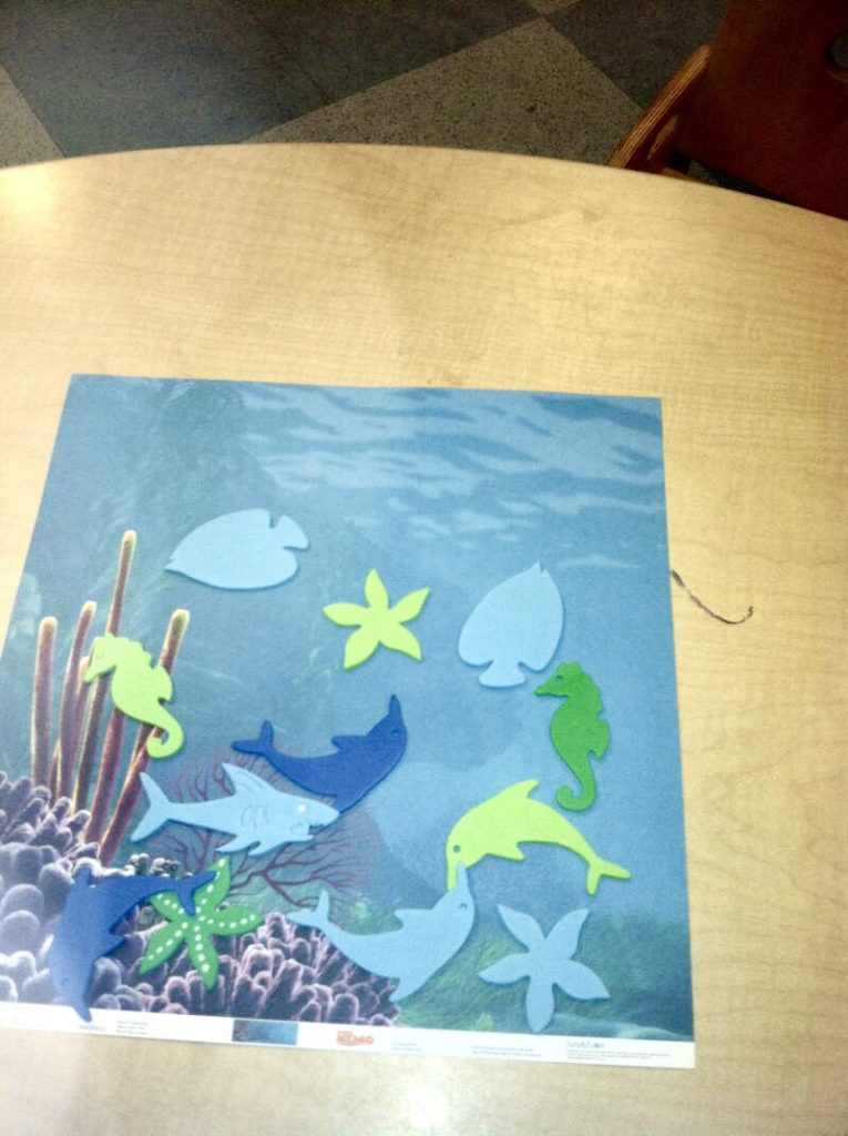 A Simple Ocean Collage - A Flourishing Rose