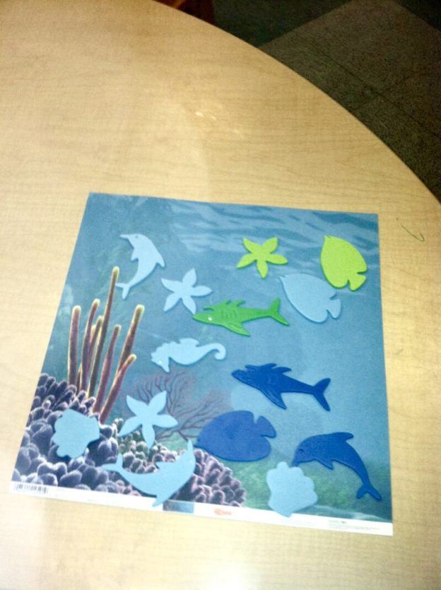 A Simple Ocean Collage - A Flourishing Rose