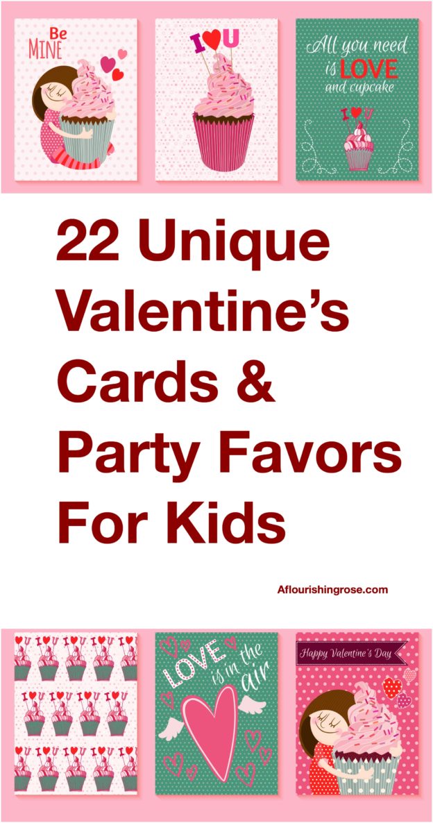 22 Unique Valentine’s Cards and Party Favors for Kids - A Flourishing Rose